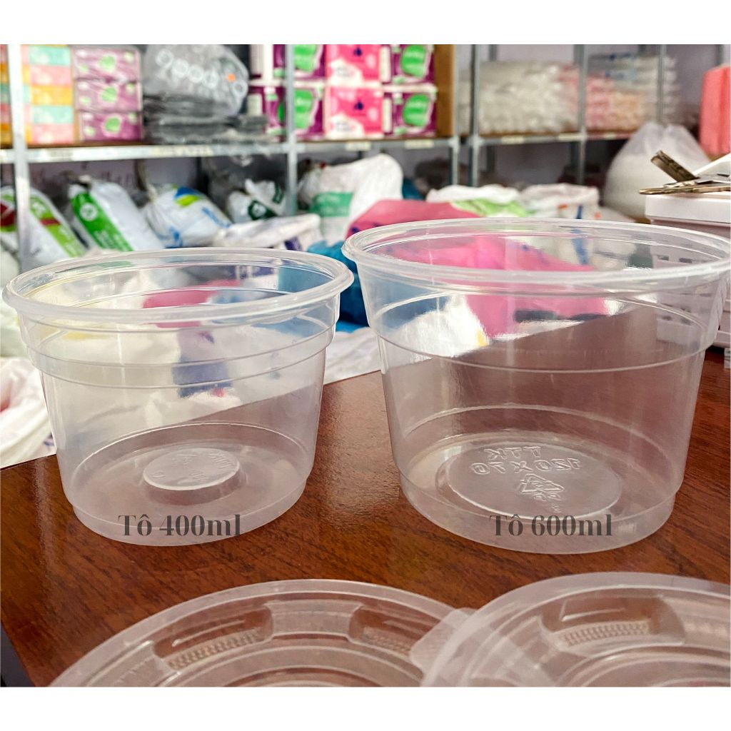 50c (kèm nắp) - Bát tô 600ml đựng cháo 600ml (tô 120)- TTK | Shopee Việt Nam