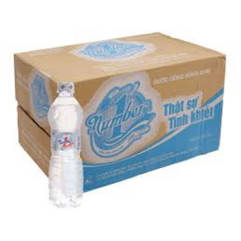 lốc 12 chai nước suối Number one ( number 1) chai 500ml | Shopee Việt Nam