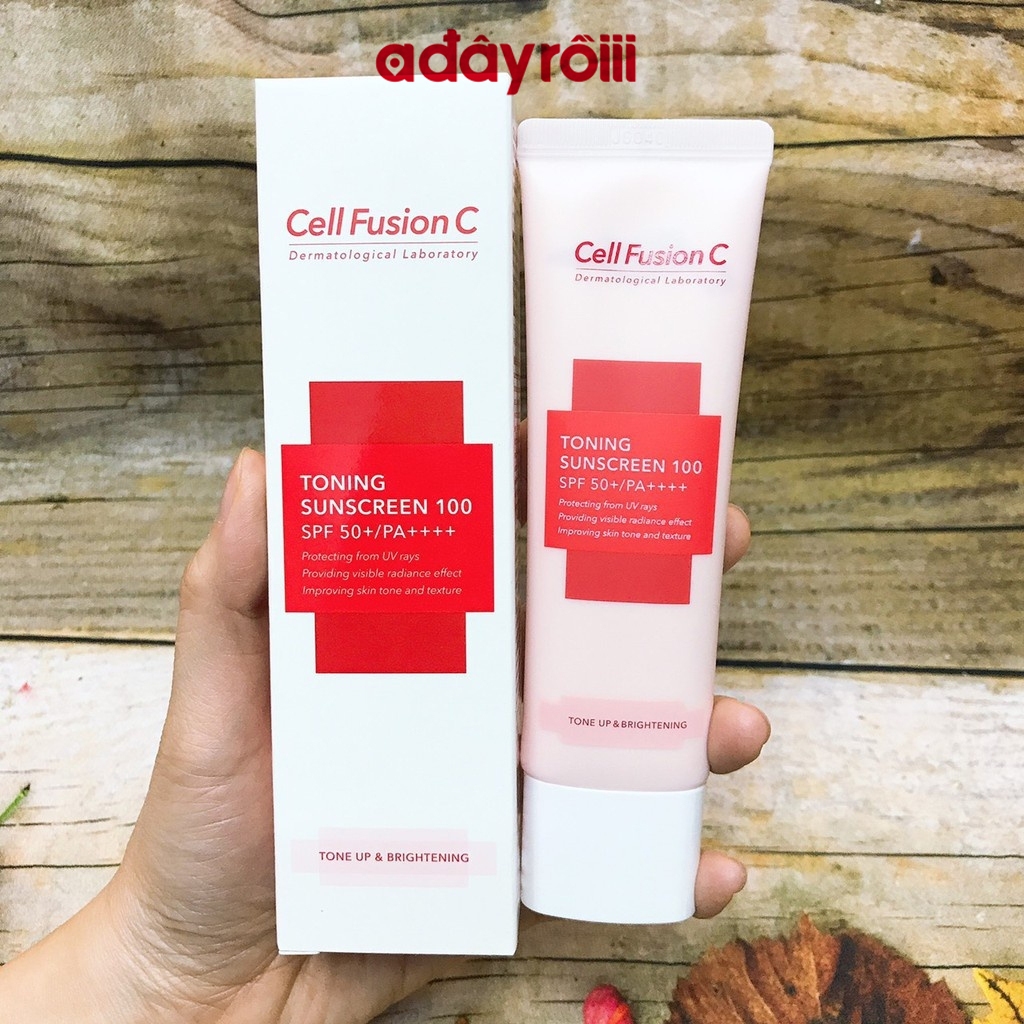 Cell Fusion C Brightening Tone Kem Chống Nắng Dưỡng Trắng Nâng Tone Da ...