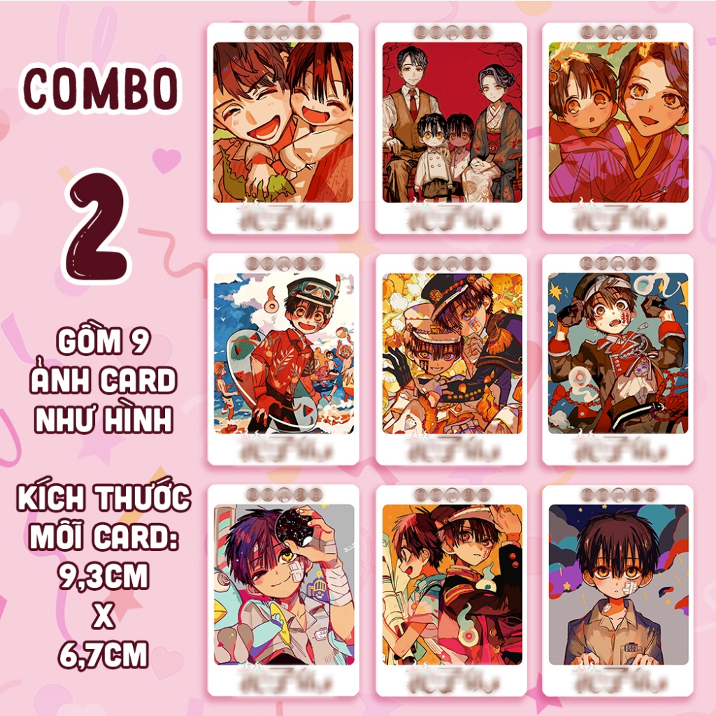BỘ ẢNH CARD BO GÓC HANAKO nhiều mẫu - CẬU MA NHÀ XÍ - DARUMANGA ...