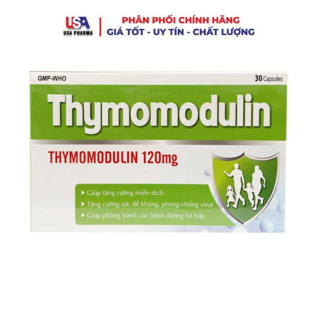 Viên uống Thymomodulin 120mg tăng cường sức đề kháng, phòng tránh bệnh ...