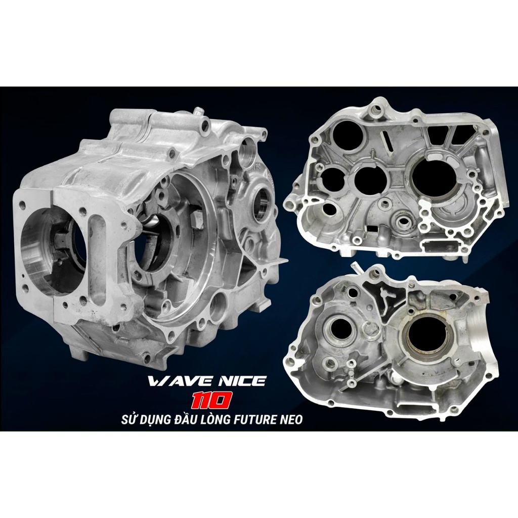 Hộp Trục Tay Quây | CACTE Wave Nice 110 miệng 68mm dùng Đầu-Xi Lanh ...