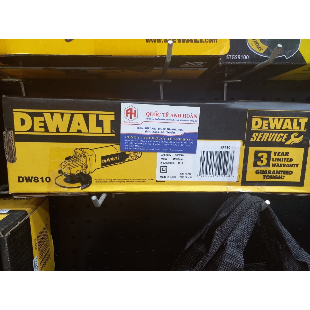 Máy mài góc DeWALT DW810B-B1 (100mm-710W) | Shopee Việt Nam