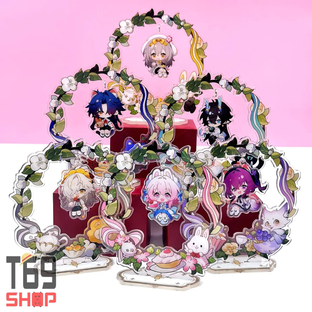 Mô hình Standee mica game Honkai Star Rail Stella Luocha Blade Bronya ...