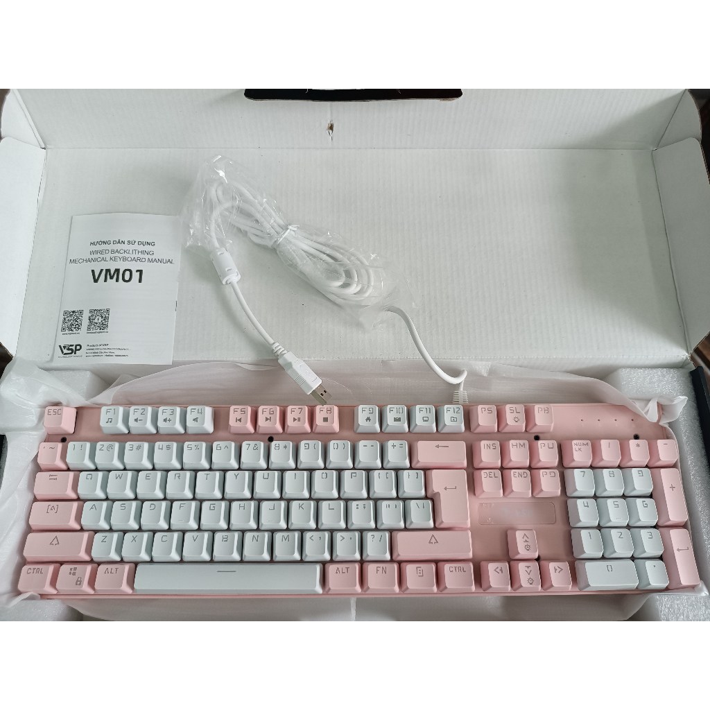 Bàn Phím Cơ VSP ESport Gaming VM01 | Shopee Việt Nam