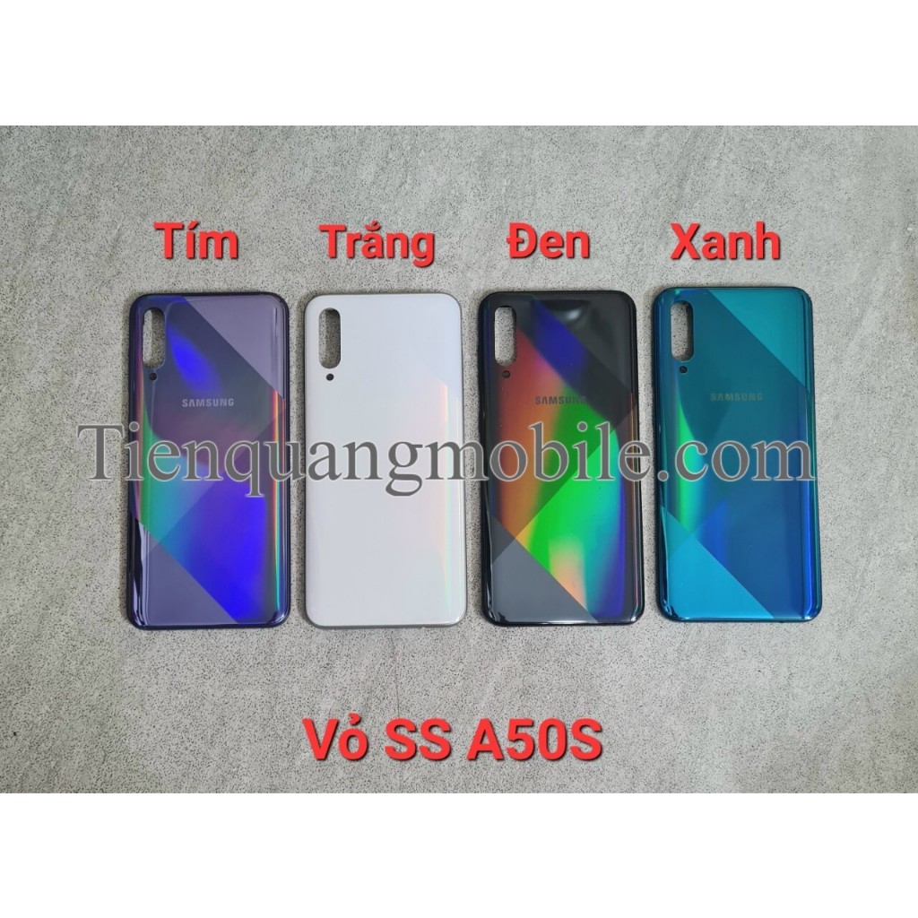 Bộ vỏ Samsung A50s (gồm vỏ, kính cam, nút bấm, xương, khe sim) | Shopee ...