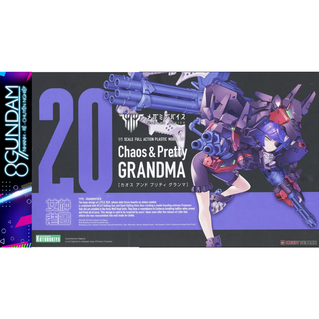 Mô Hình Lắp Ráp Megami Device Chaos & Pretty Grandma | Shopee Việt Nam