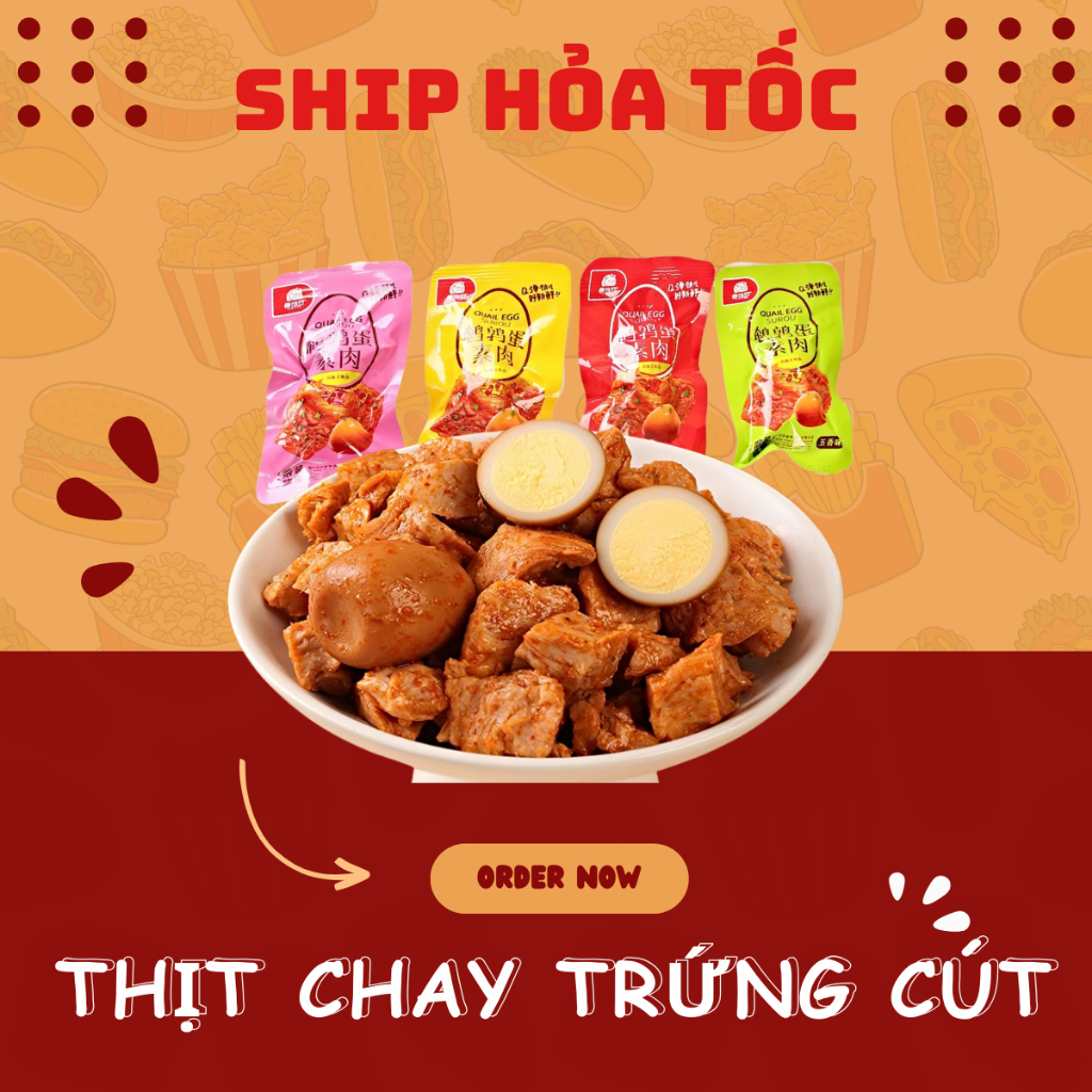Thịt chay trứng cút, trứng cút chay, thịt chay, đồ ăn vặt chay, ăn vặt ...