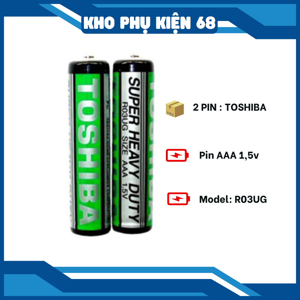 Pin Đũa TOSHIBA AAA Chất Lượng Cao- Pin Điều Khiển Remote Tivi Điều Hòa ...