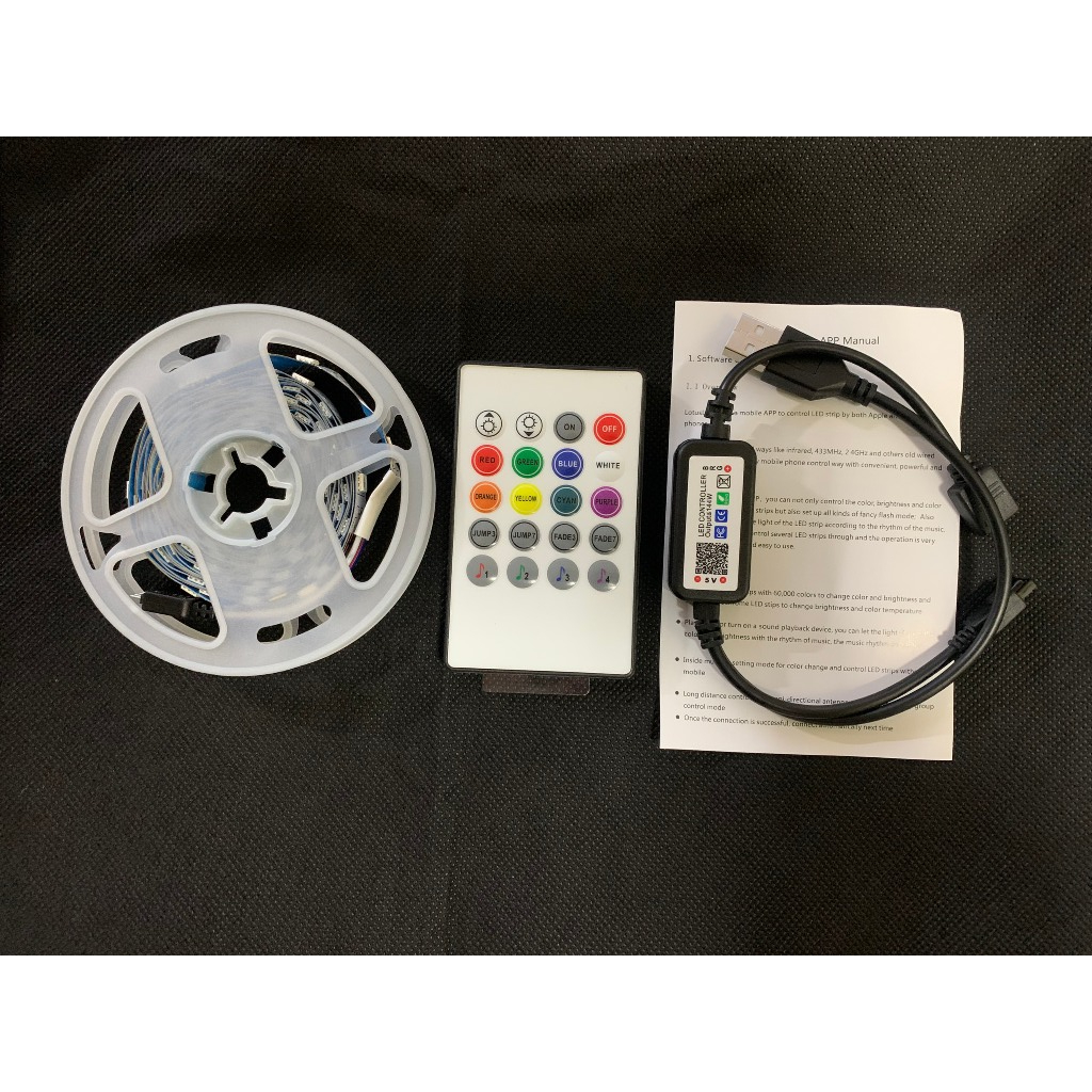 Đèn dây led RGB 16 triệu màu 2M 3M 5M điều khiển bằng điện thoại, nháy ...