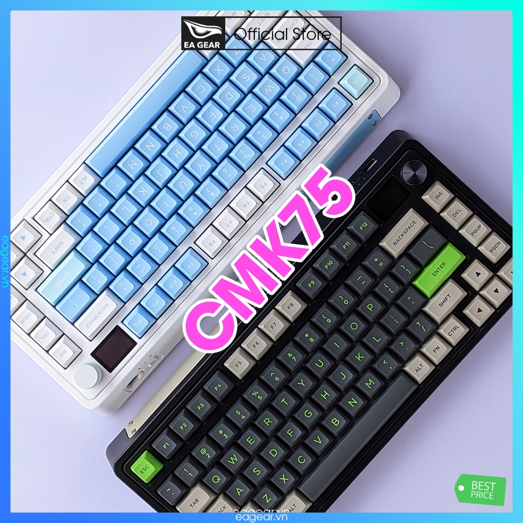 [GÍA TỐT NHẤT - HÀNG SẴN GIAO] Bàn phím cơ FL-Esports CMK75 (Màn hình ...