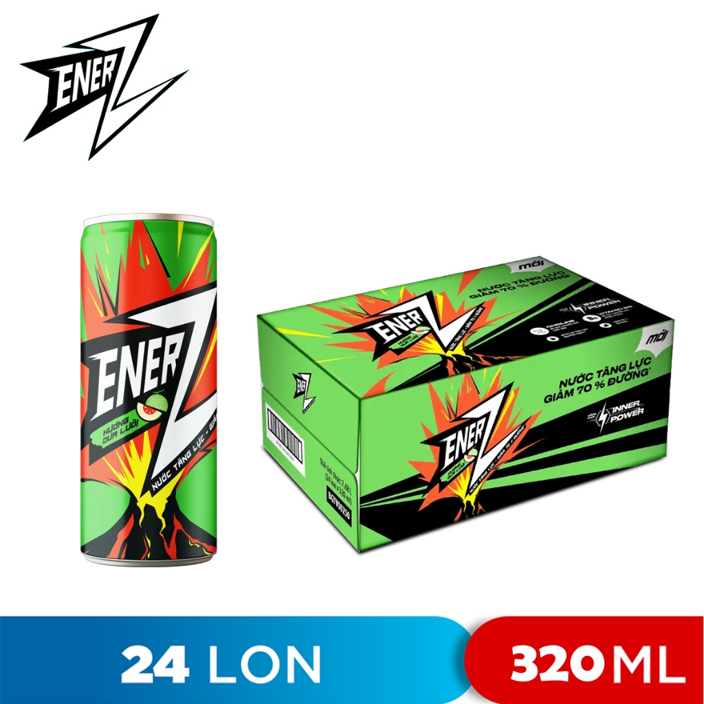 THÙNG 24 LON NƯỚC TĂNG LỰC HƯƠNG DƯA LƯỚI ENERGY DRINK MELON FLAVOUR ...