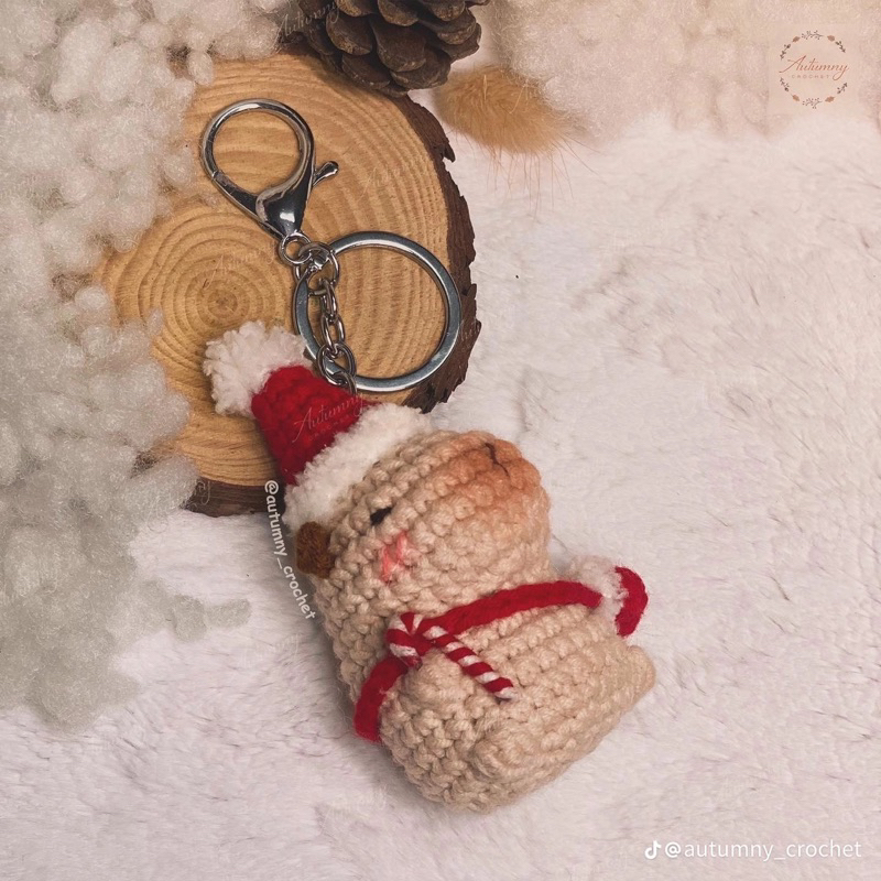 Móc khoá + Capybara bằng len dễ thương làm quà tặng móc khoá treo cặp ...