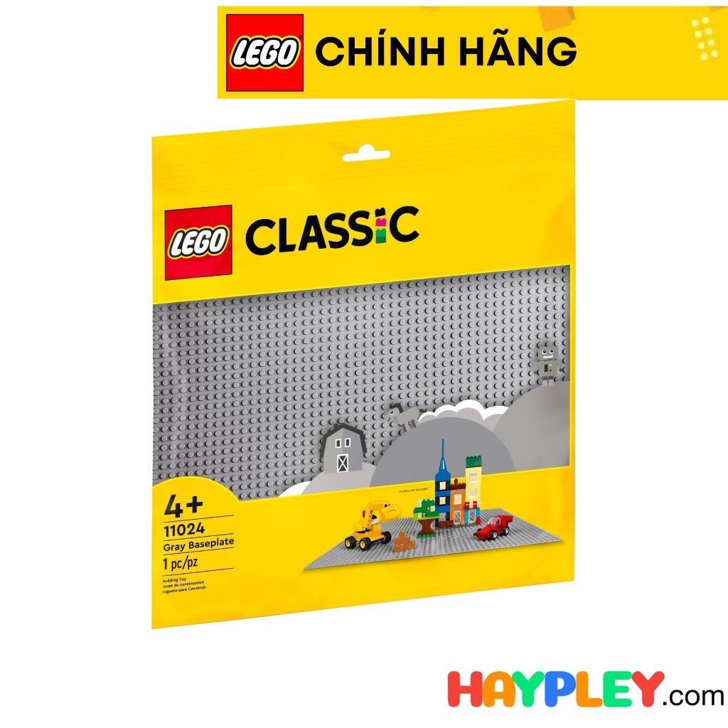 LEGO Classic 11024 Tấm nền 48x48 nút xám nhạt | Shopee Việt Nam