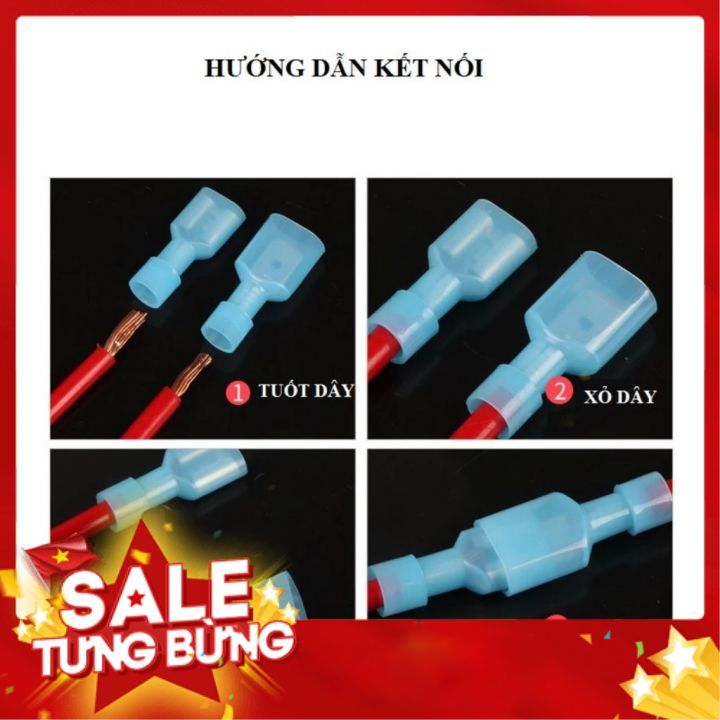 Đầu cos ghim đực cái ( Đầu cos ghim capa ) FDFN / MDFN cách điện chống ...