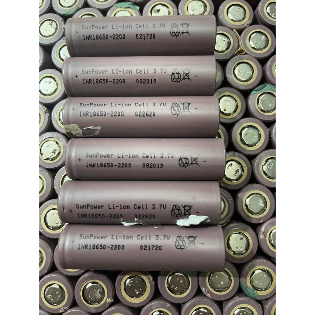 Pin 18650 SunPower Nâu xả cao dung lượng 3300mAh - 3.7V xả 25A [ Mua 15 ...