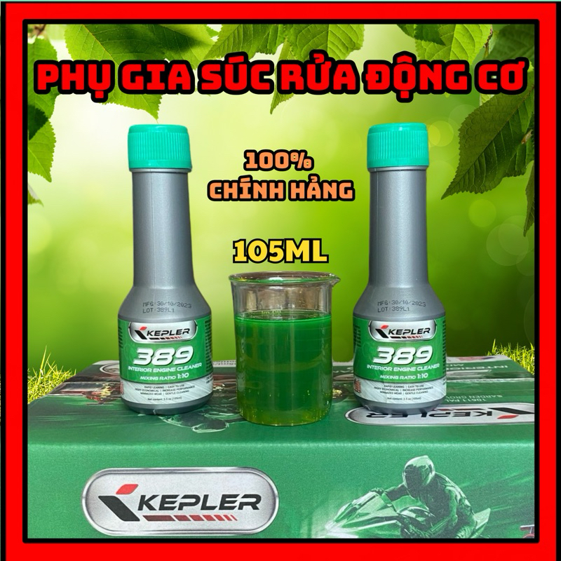 Phụ gia súc rửa động cơ (105mL) KEPLER INTERNAL ENGINE CLEANER làm sạch cực kỳ hiệu quả các cặn ...