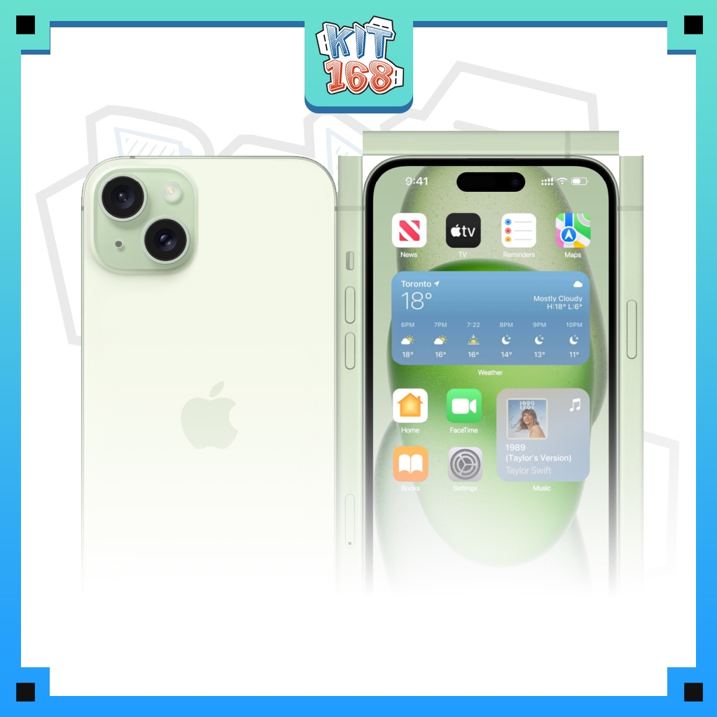 Mô hình giấy đồ vật đồ chơi IP 15 Plus Green | Shopee Việt Nam