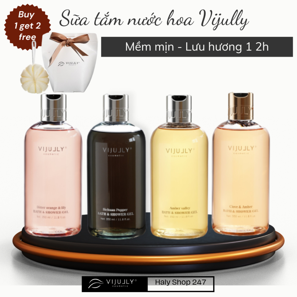 [CHÍNH HÃNG CTY VIJULLY] SỮA TẤM VIJULLY, DƯỞNG ẨM, LƯU HƯƠNG LÂU ...