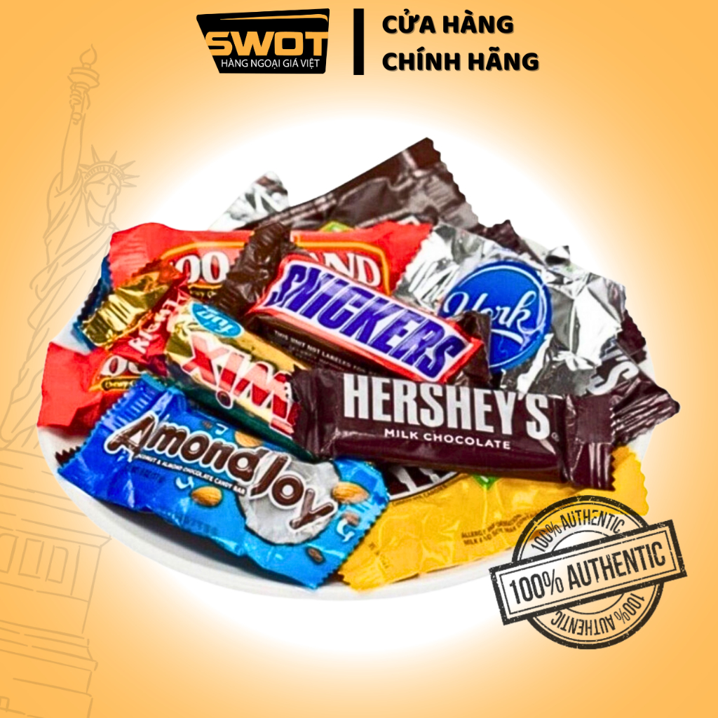 Socola Kirkland Mỹ 500g mix nhiều vị, Chocolate Mỹ mix vị thơm ngon đặc ...