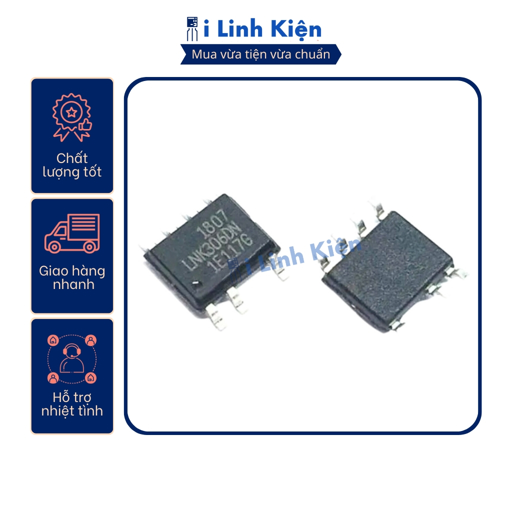 Ic nguồn LNK306DN SOP-7 chính hãng Power Integrations | Shopee Việt Nam