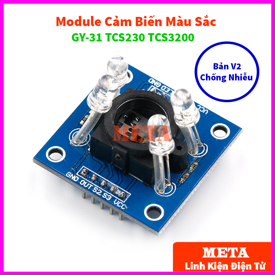 Module Cảm Biến Màu Sắc GY-31 TCS230/TCS3200 V2 - Chống Nhiễu | Shopee ...