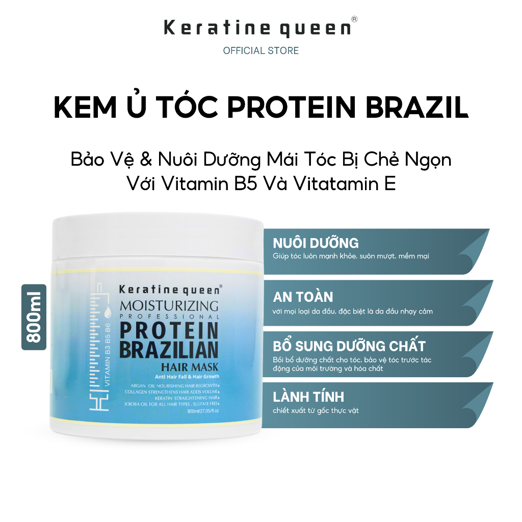 Kem Ủ Tóc 800ml Siêu Dưỡng Ẩm, Cấp Ẩm, Giảm Rụng Tóc Và Kích Thích Mọc ...