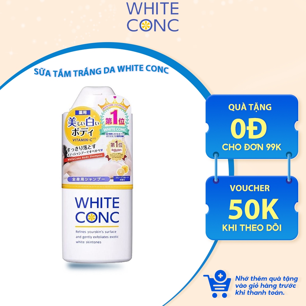 Sữa Tắm Dưỡng Da White Conc Body Nhật Bản 150ml - WhiteConc Body ...