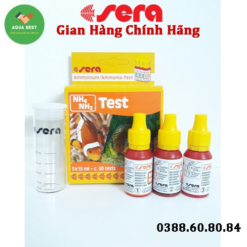 [Chính Hãng] Test NH4/NH3 Sera - Hộp NH3 Sera Đức | Shopee Việt Nam