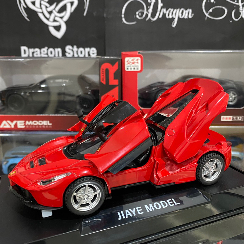 Mô hình xe ô tô hợp kim Ferrari LaFerrari tỉ lệ 1:32 khung thép chắc ...