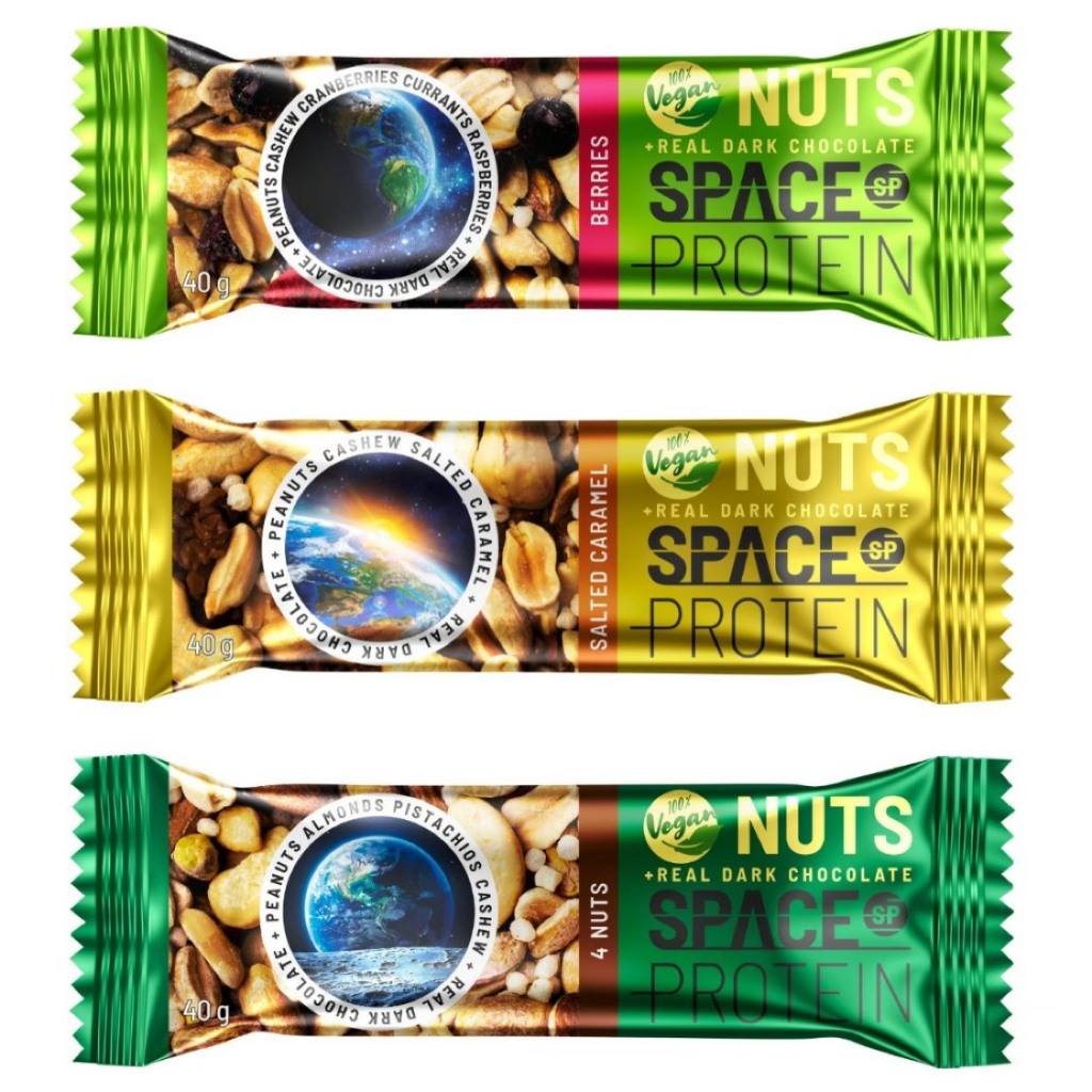 [Ăn Chay] Thanh protein các loại hạt dinh dưỡng cho người ăn chay- Space Protein 40G | Shopee ...