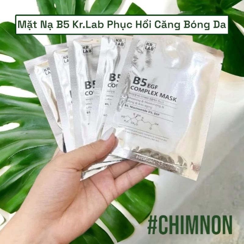 Mặt nạ Mask B5 KR.LAB B5 Niacinamide EGF Cấp Ẩm Phục Hồi | Shopee Việt Nam