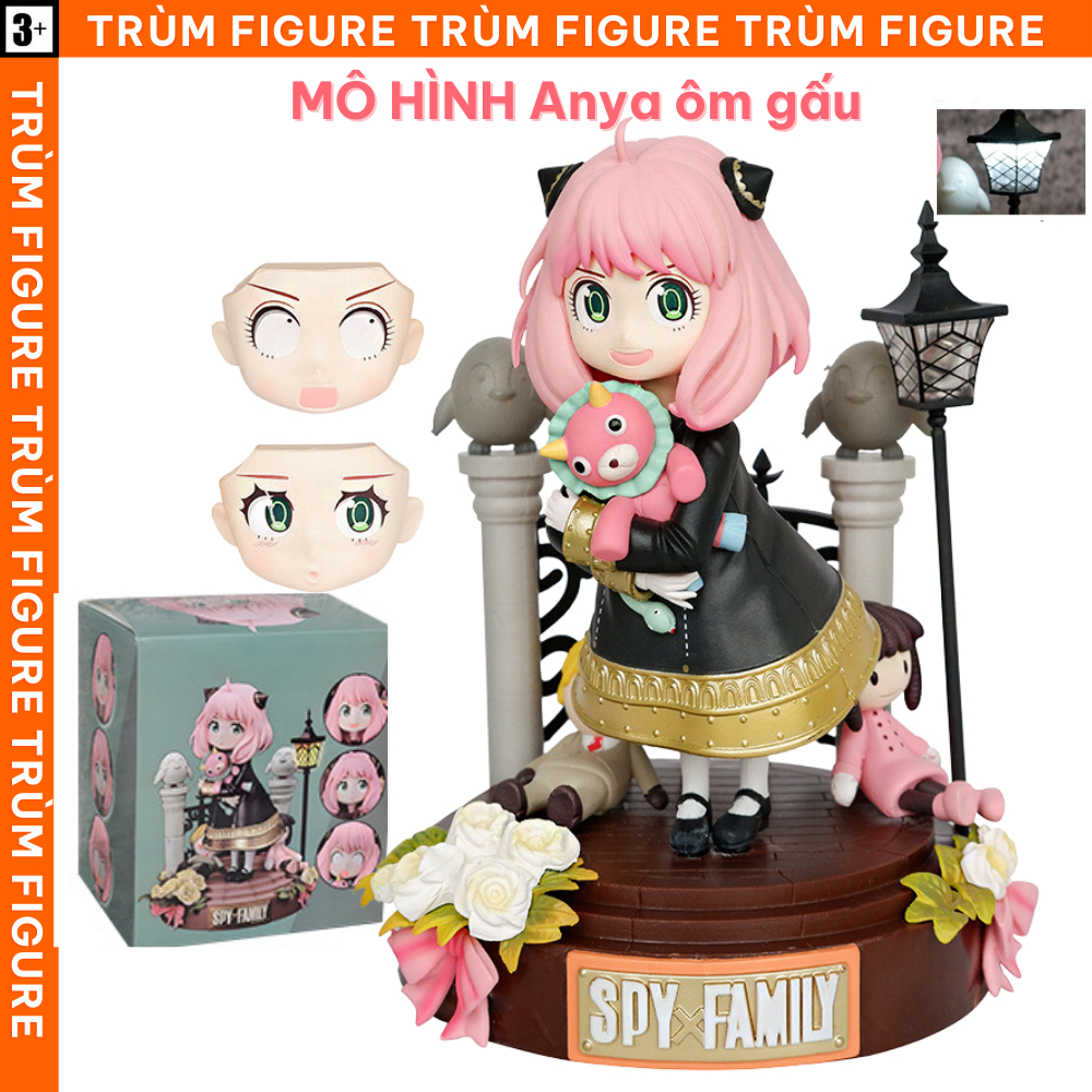 Mô Hình, Figure Anya ôm gấu, Anime, Manga Spy x Family - Full Box Trùm ...