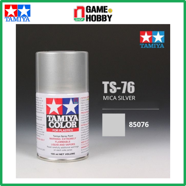 SƠN XỊT MÔ HÌNH TAMIYA 85076 TS-76 MICA SILVER | Shopee Việt Nam