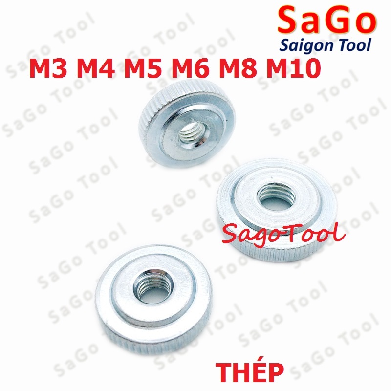 Núm vặn ren tròn bằng thép size M3 M4 M5 M6 M8 M10 | Shopee Việt Nam