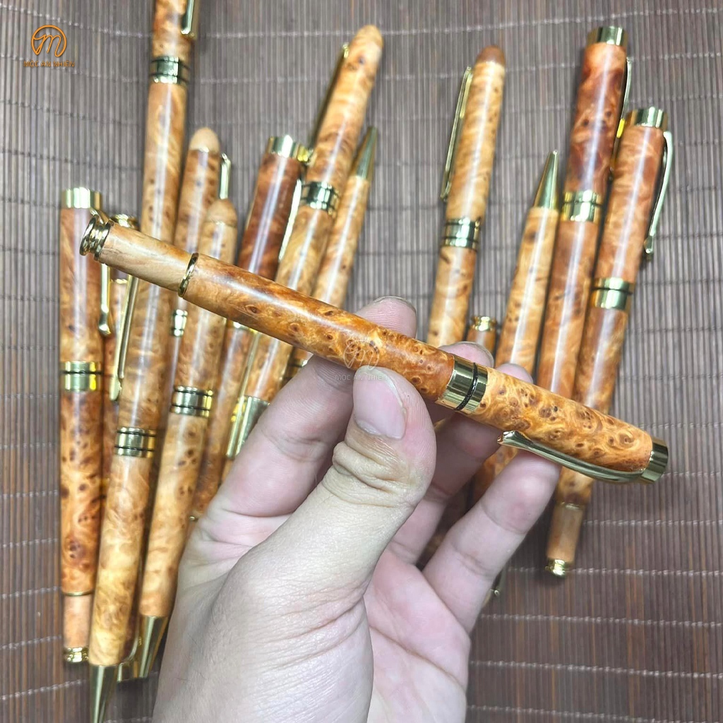 Bút ký gỗ Nu Huyết Long gỗ già trăm năm vân tuyển chọn, gỗ Nu Huyết ...