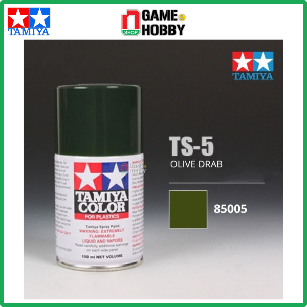 SƠN XỊT MÔ HÌNH TAMIYA 85005 TS-5 OLIVE DRAB | Shopee Việt Nam
