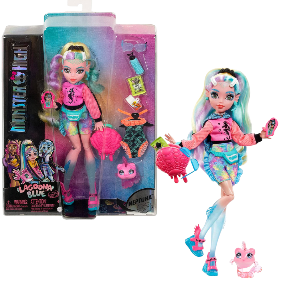 Búp Bê Barbie Monster High Lagoona Blue Fashion Chính Hãng Mattel ...