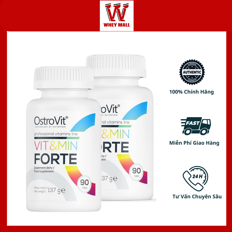 [CHÍNH HÃNG] Viên uống Ostrovit Vit&Min Forte - Bổ Sung Vitamin Tổng ...
