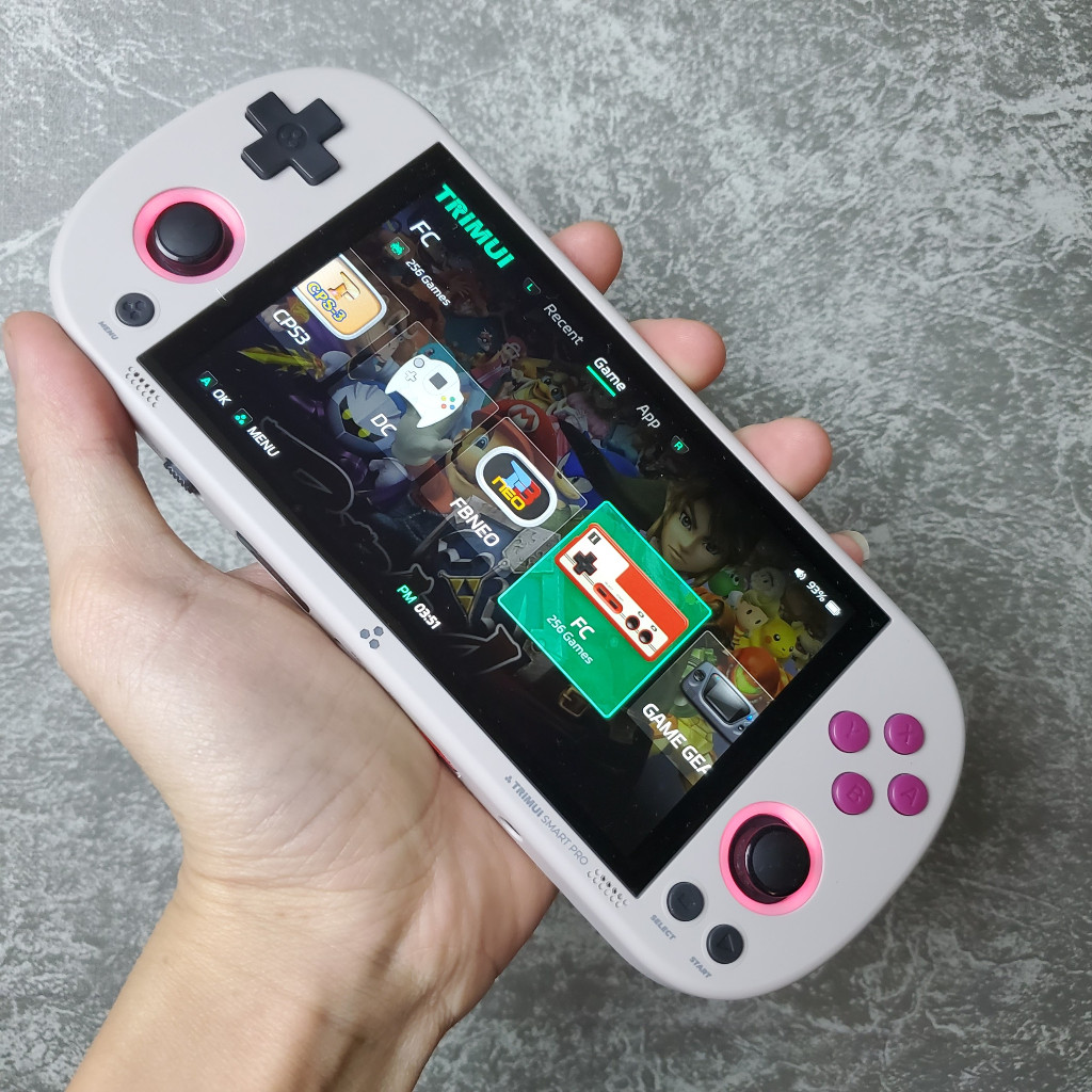 TrimUI Smart Pro máy chơi game cầm tay mới của TrimUI, màn hình HD cực đẹp nâng cấp đáng giá so ...