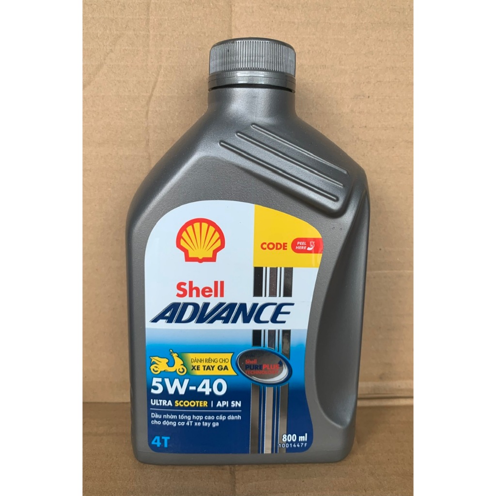 Nhớt xe ga Shell Advance 4T Ultra Scooter 800 ml | Shopee Việt Nam