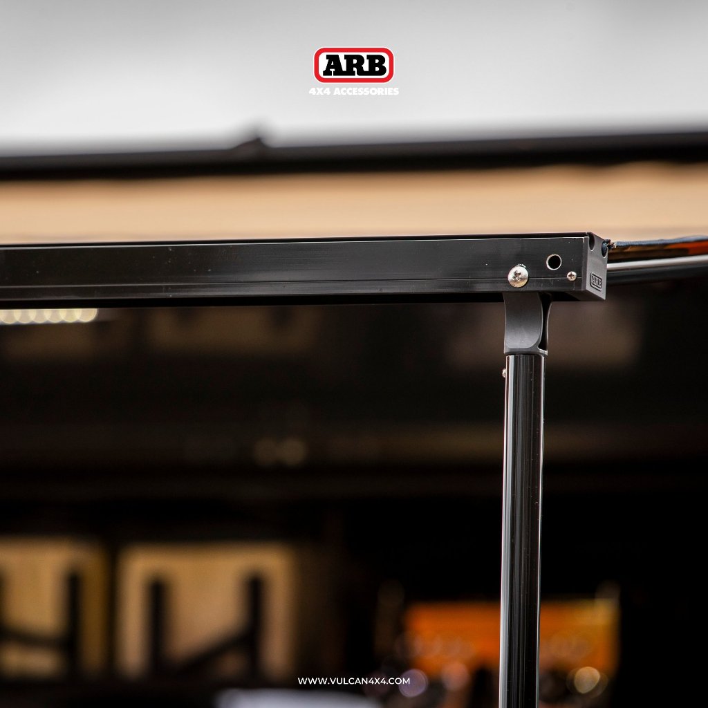 Bạt tăng có đèn màu đen/ARB ALUM AWNING W/LIGHT 2500 BLK 814412 ...