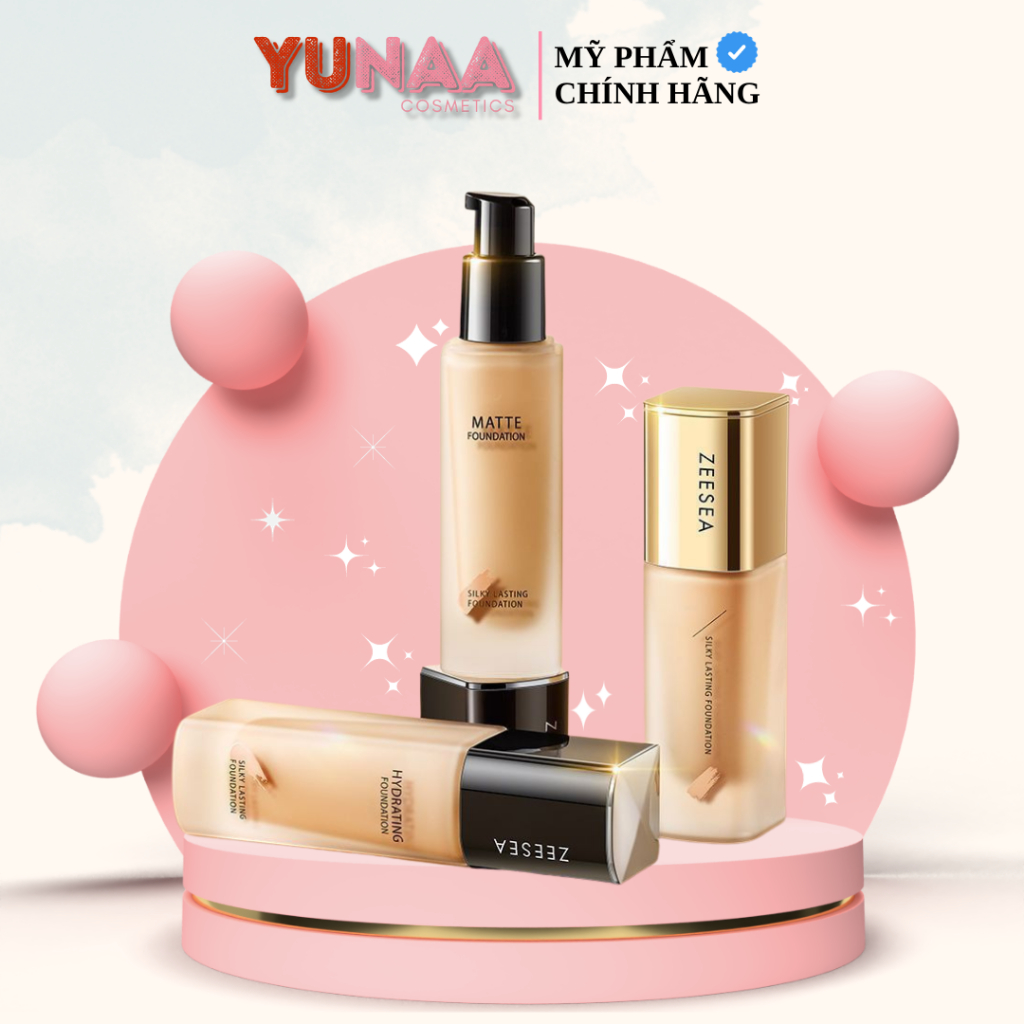 [Y093] Kem nền ZEESEA - Dạng lỏng - Che khuyết điểm, Kiềm dầu hiệu quả ...