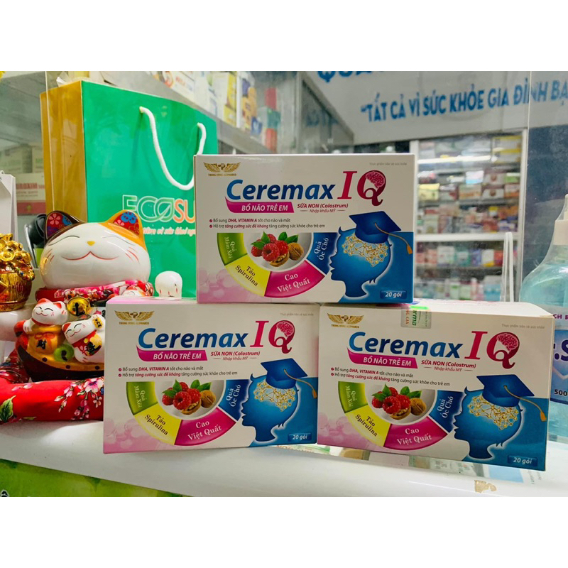 Cốm bổ não Ceremax IQ-Bổ sung DHA,vitamin A tốt cho não,mắt và tăng ...