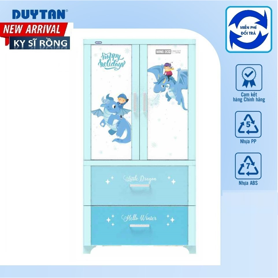 GIAO TOÀN QUỐC - TỦ NHỰA Duy Tân TREO Wing 2C-2N (MẪU MỚI 2025 ...