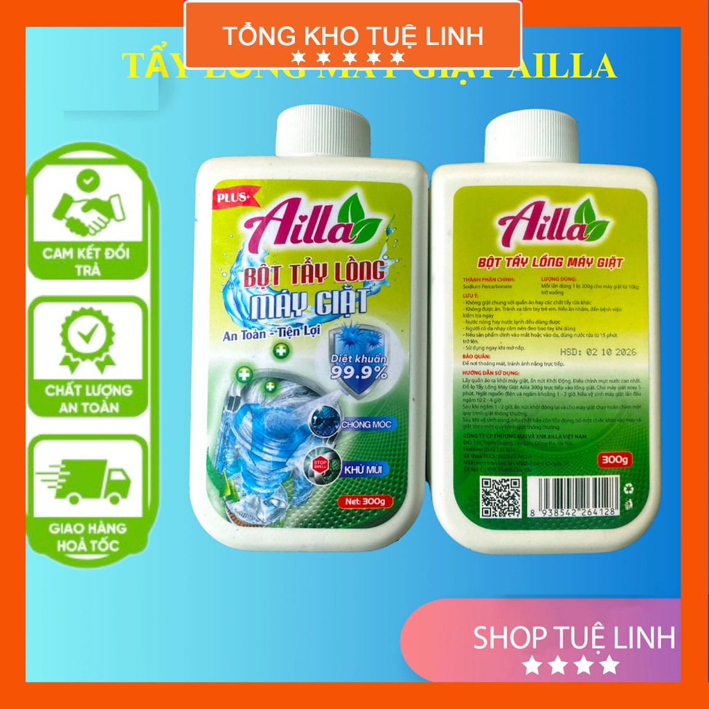 Tẩy lồng máy giặt , vệ sinh lồng máy giặt AILLA - 300G, không sạch hoàn ...