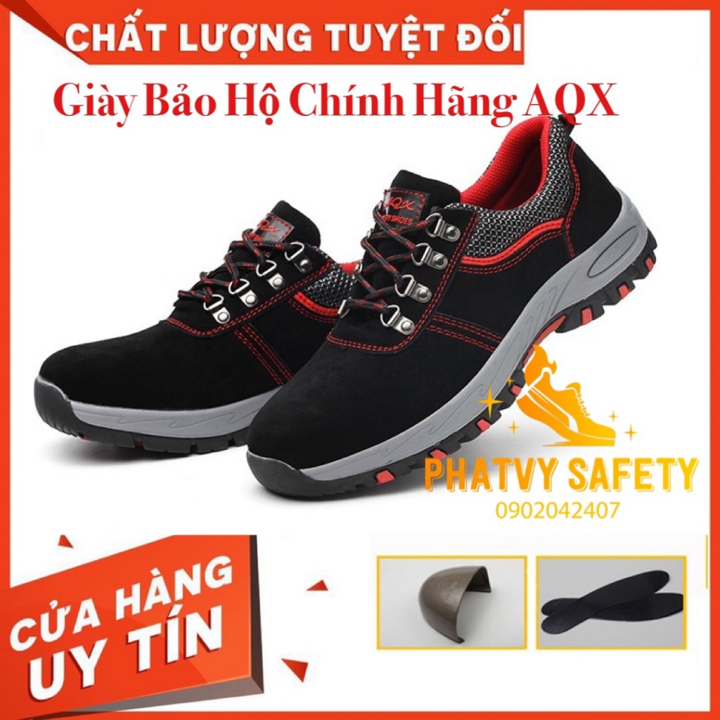 Giày Bảo Hộ Lao Động Chính Hãng AOX BD_0059 Mũi Thép, Để Lót Thép Chống ...