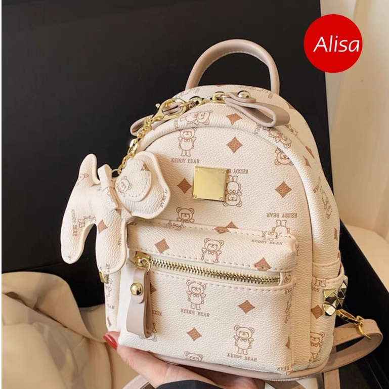 [Balo Mini Nội Địa Trung] Balo Mini KEDDY BEAR tặng kèm móc khóa siêu ...
