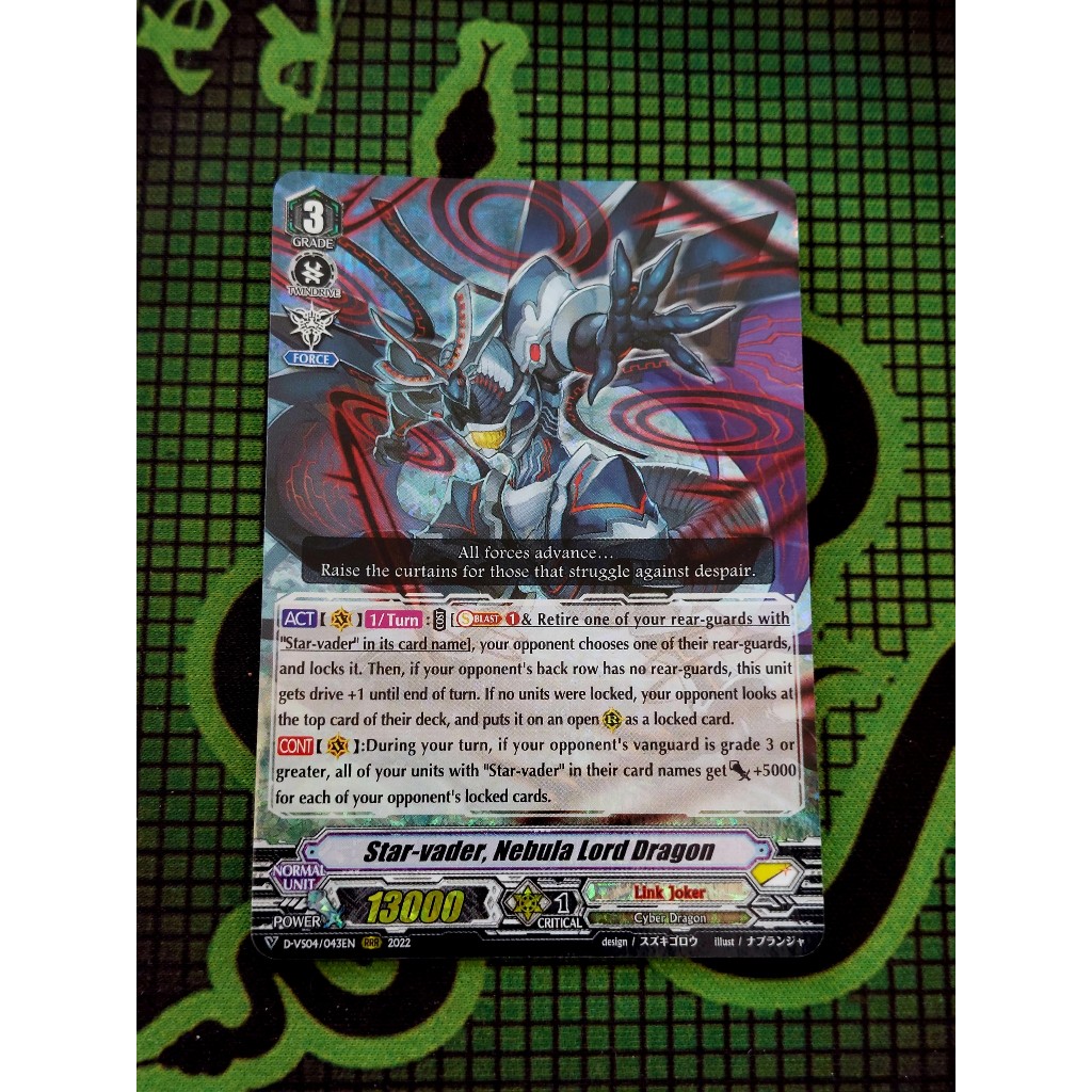 [ Đỗ Lạc Shop ] Thẻ Bài Cardfight Vanguard D-VS04/043 Star-vader, Nebula Lord Dragon – Triple ...