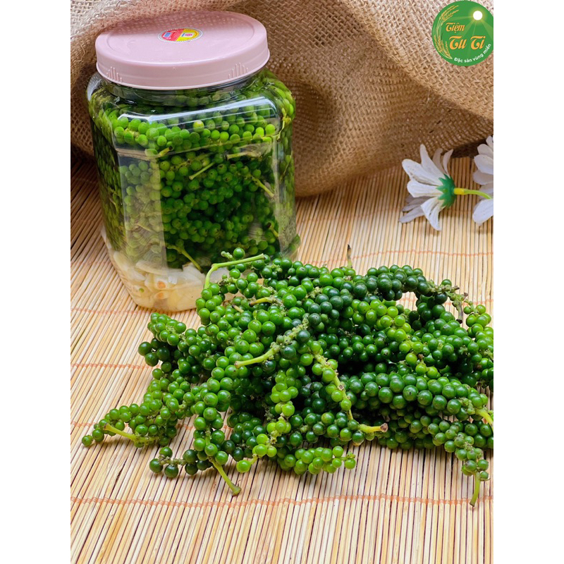 Hạt Tiêu Xanh Ngâm Giấm Tỏi Ớt Xiêm Xanh Hũ 1kg - Cay Dịu, Thơm ...